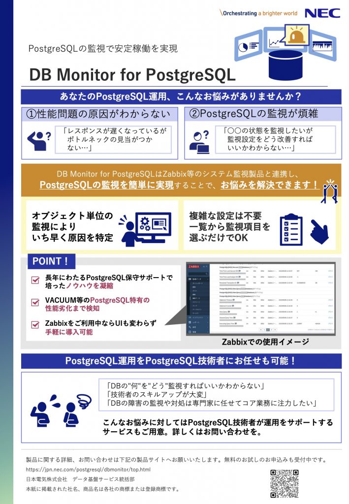DB Monitor for PostgreSQL | Zabbix Enterprise